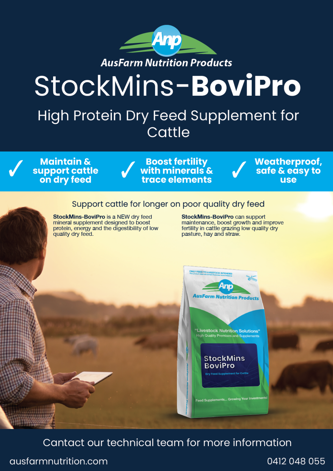 NEW StockMins-BoviPro | Ausfarm Nutrition Products